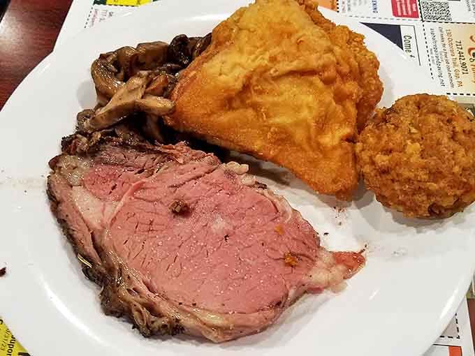 This prime rib doesn't need a fancy steakhouse setting to prove its worth&mdash;it speaks the universal language of perfectly cooked beef.
