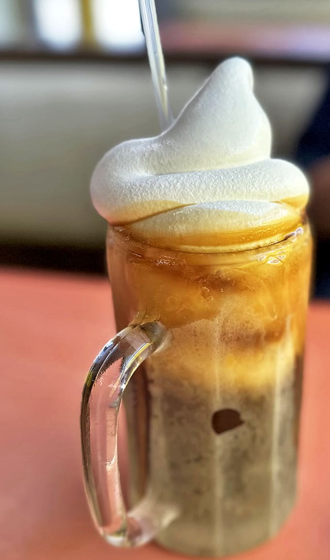 The root beer float at Frostop isn't merely served&mdash;it's presented like the crown jewel it is, with a foamy head that deserves its own Instagram account.