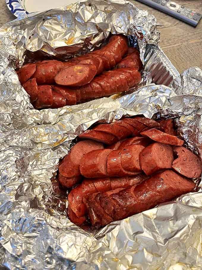 These sausages aren't just food&mdash;they're edible artwork. The snap of that casing is the soundtrack to BBQ paradise.