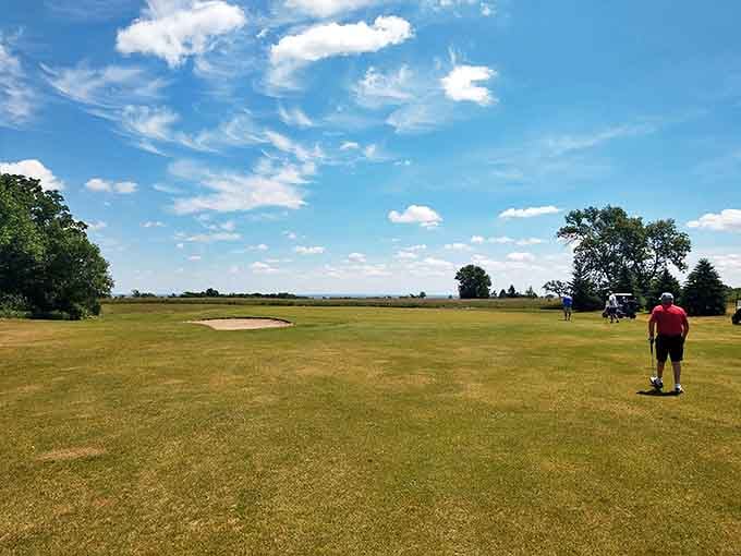 Valley View Country Club offers affordable golf where the hazards include being distracted by those impossibly big South Dakota skies.