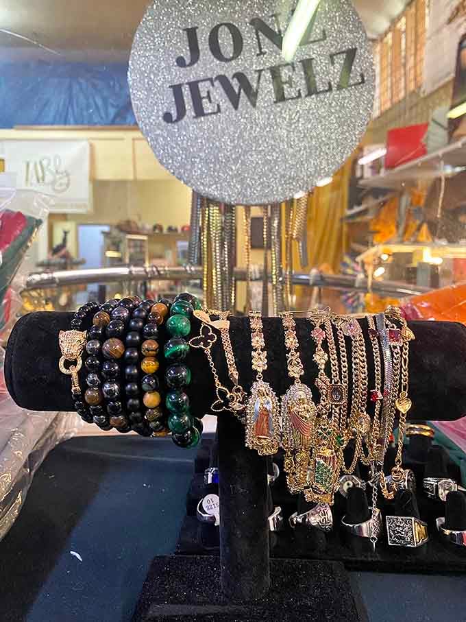 "Jona Jewelz" offers bling for every budget. Those beaded bracelets might be your next conversation starter at half the mall price.
