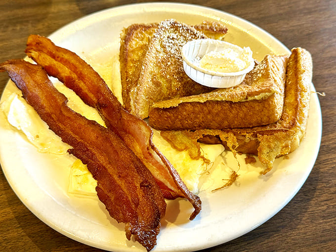 French toast and bacon: the breakfast equivalent of Fred Astaire and Ginger Rogers&mdash;they just work better together.