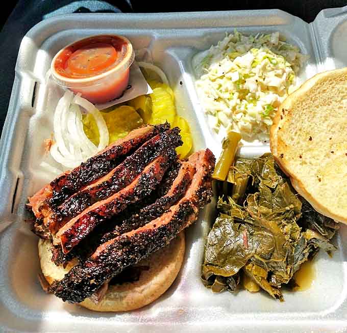 A brisket sandwich that doesn't need Instagram filters&mdash;just your undivided attention and possibly an extra napkin or three.