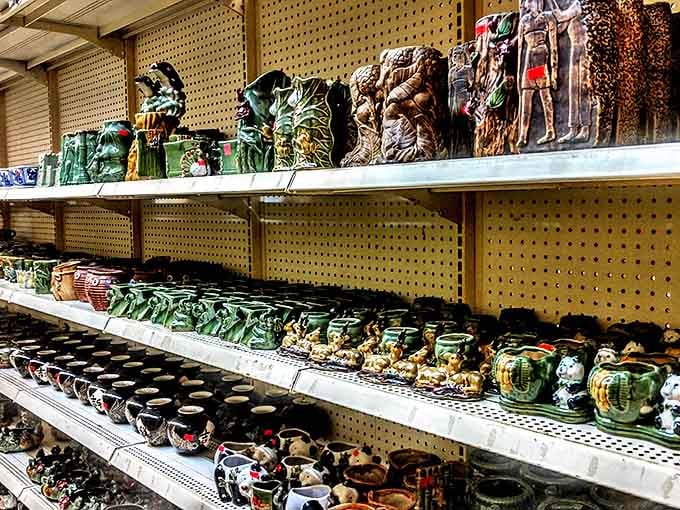 A ceramic menagerie that would make your grandmother's curio cabinet jealous. Each piece tells a story&mdash;or at least raises some interesting questions.