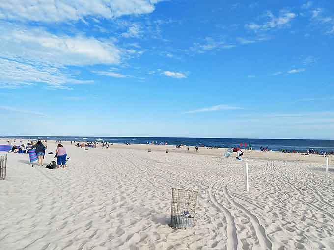 Wide open spaces and scattered beachgoers&mdash;the anti-Coney Island experience where your beach towel won't become part of someone else's picnic.