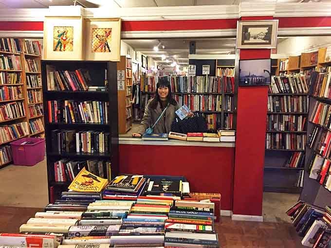 The book department rivals many libraries, offering literary journeys from just-published bestsellers to dog-eared classics with character.