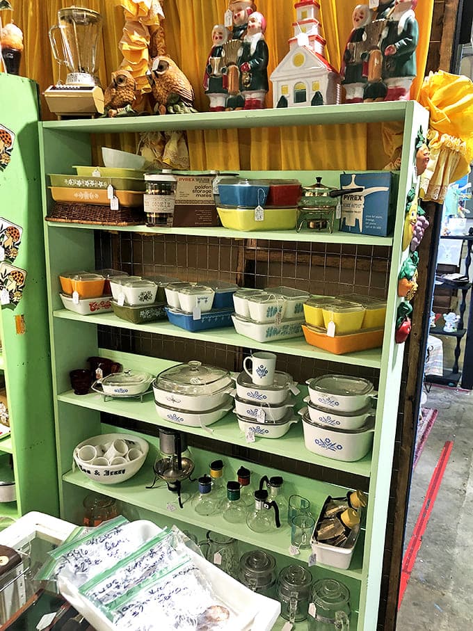 The holy grail for Pyrex collectors! Those colorful vintage dishes have survived more family dinners than most marriages.