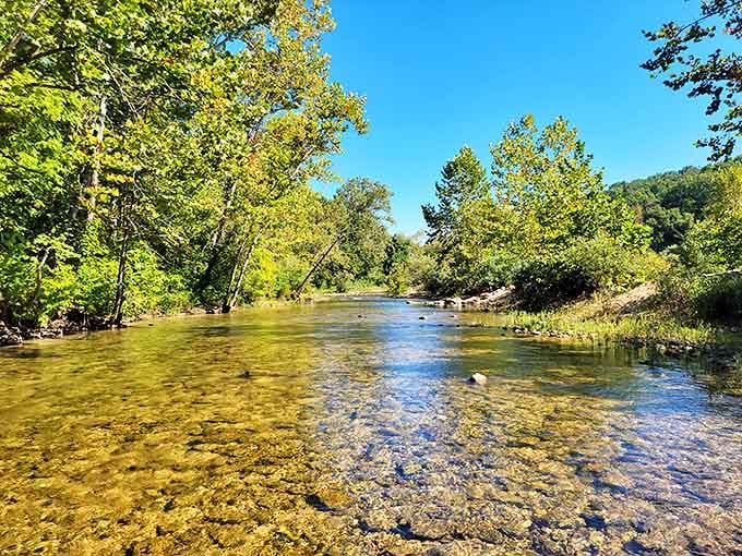 Crystal-clear waters reveal every pebble beneath the surface &ndash; Mother Nature's version of high-definition streaming, no subscription required.