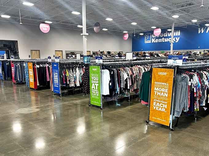 Not your grandmother's department store! Racks of clothing await their second chance with shoppers seeking style without the sticker shock.