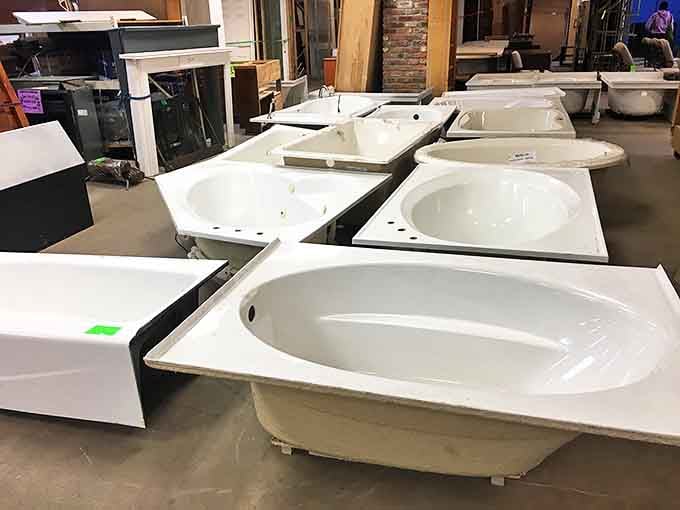 Bathtub bonanza! These gleaming vessels aren't just for washing&mdash;they're for transforming your bathroom into a spa retreat without draining your savings account.