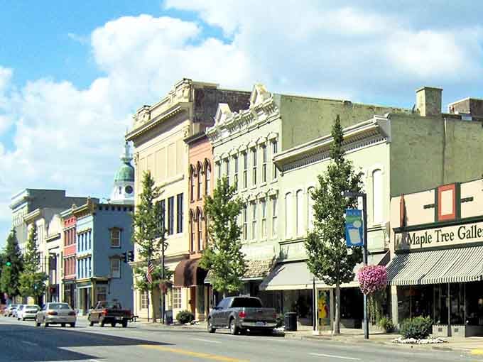 The colorful storefronts of Danville invite you to slow down and remember when shopping was an afternoon's entertainment.