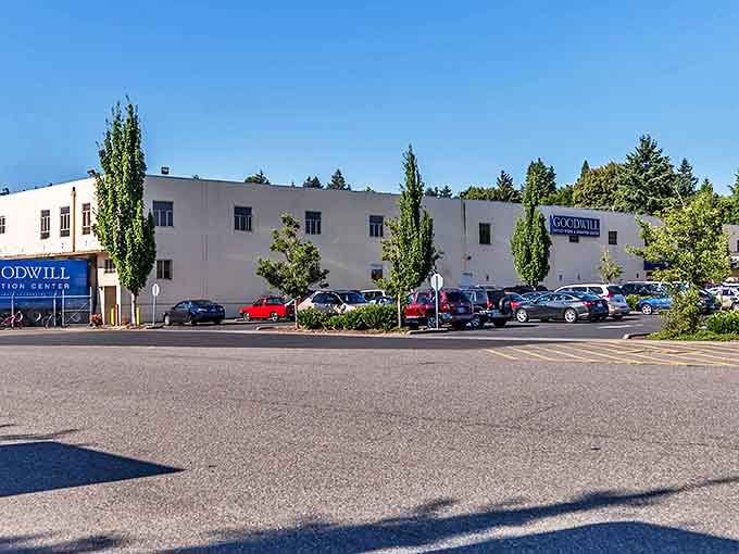 This massive Goodwill location looks more like a department store than a thrift shop!