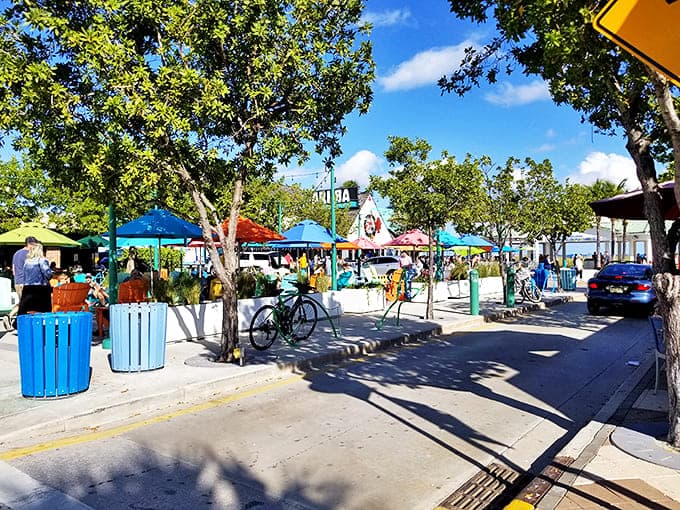 Colorful umbrellas dot the sidewalk cafés in this seaside haven, where lunch might stretch delightfully into dinner.