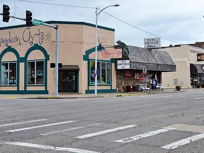 Mena's antique shops and local businesses create a treasure hunter's paradise in the heart of Arkansas.