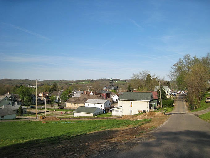 Millersburg's farmland spreads like a living quilt, each field stitched together by generations of careful hands.
