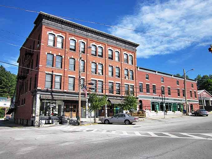 Northfield's brick-lined main street offers a glimpse of Vermont life where rushing is considered impolite.