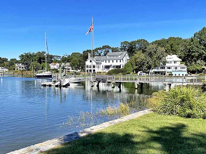 Norwalk's waterfront – where boats gently bob in greeting and the horizon line seems to wash away your worries.
