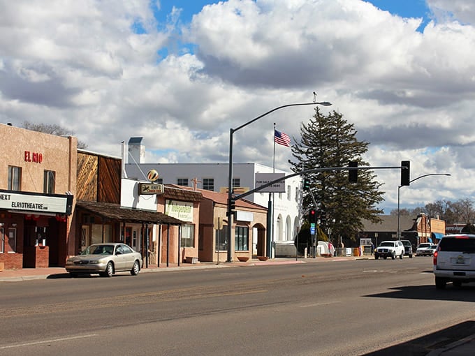 Brick buildings and small-town pride shape the backdrop of this close-knit community.