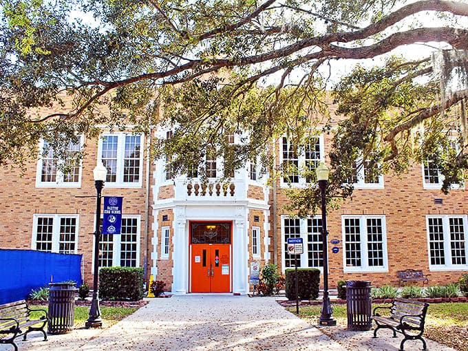 Historic Bartow High School's brick facade has witnessed generations of Florida students. Some things improve with age, like this architecture.