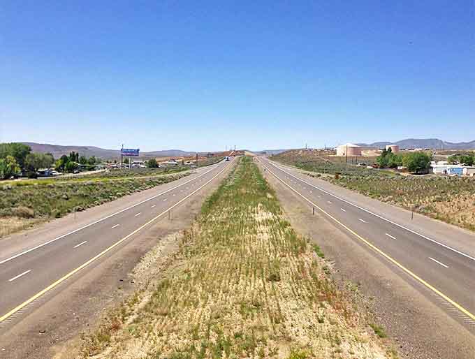 The highway cutting through Carlin reminds us that sometimes the journey is as important as the destination&mdash;especially when rent is cheap.