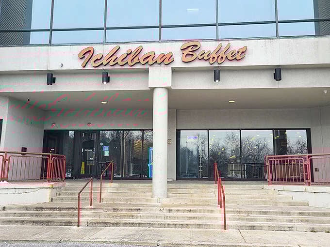 Perched above street level, Ichiban offers a slightly elevated dining experience&mdash;both literally and figuratively. Those steps lead to seafood paradise!