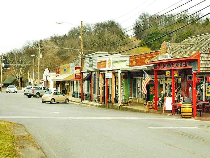 Colorful storefronts in Lynchburg invite visitors to explore a town where history isn't just preserved&mdash;it's lived in daily.