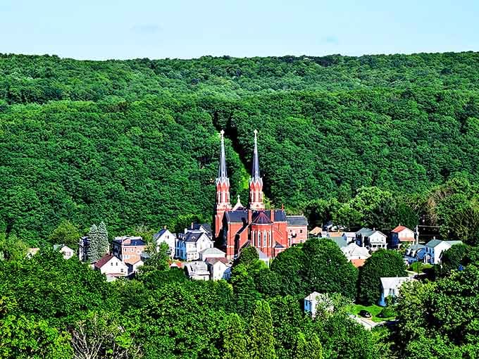 Oil City's charming downtown nestles perfectly among Pennsylvania's lush green hills, creating a picturesque small-town atmosphere that residents absolutely love.