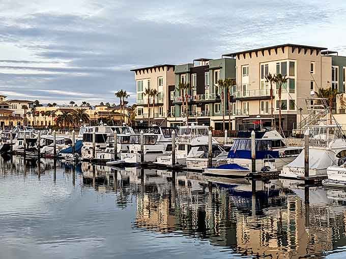 Modern waterfront living in Oxnard offers marina views without the Malibu price tag&mdash;boats included, friends not included!