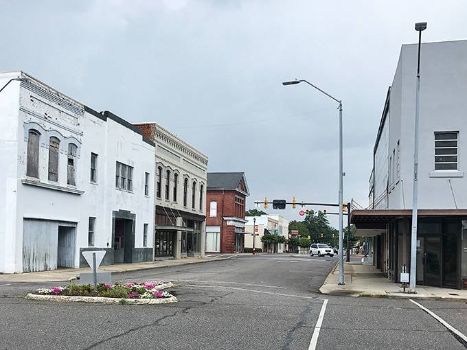 Classic American main street with buildings that have watched over generations&mdash;no chain stores, just character and history.