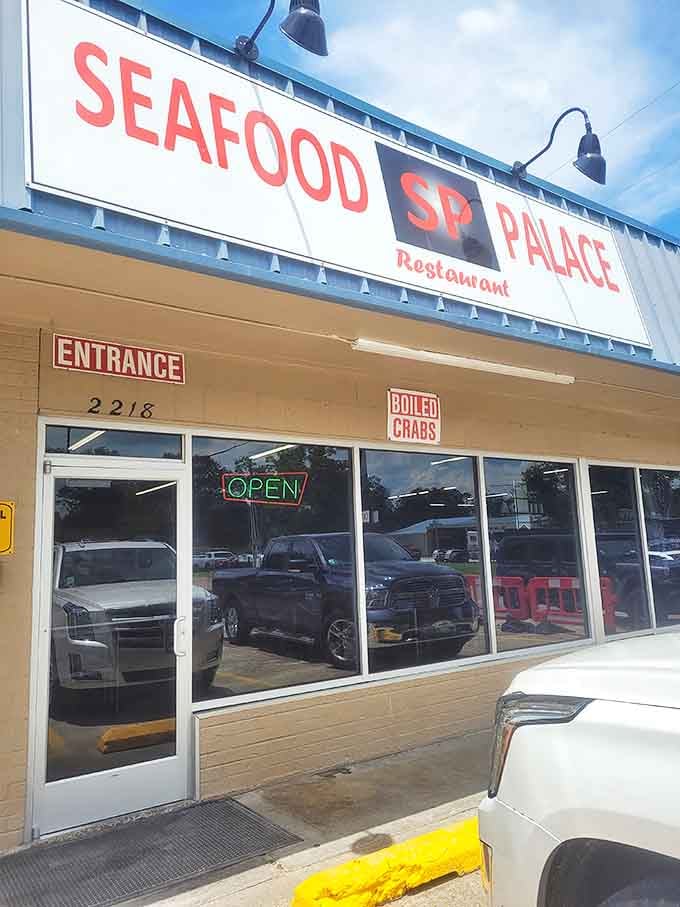 The entrance to seafood heaven looks surprisingly ordinary. Inside awaits extraordinary Gulf treasures!