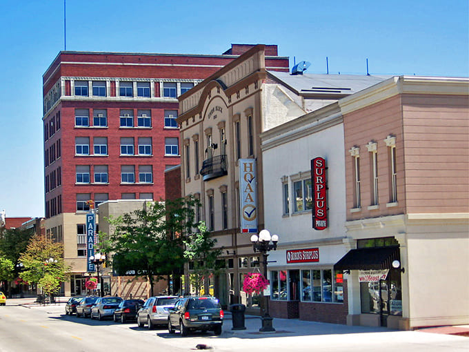 Downtown Waterloo mixes historic charm with modern amenities like a perfectly aged wine with character.