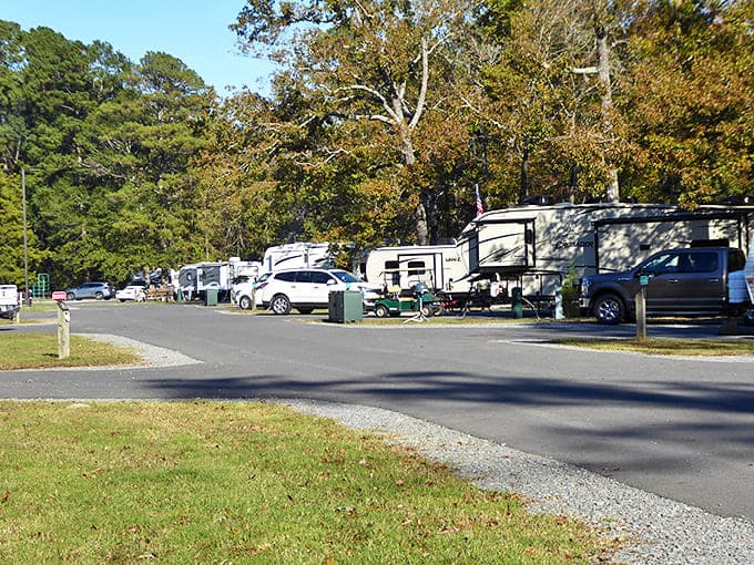 RV heaven where camping neighbors are just the right distance away &ndash; close enough for a friendly wave, far enough to pretend you're alone in nature.