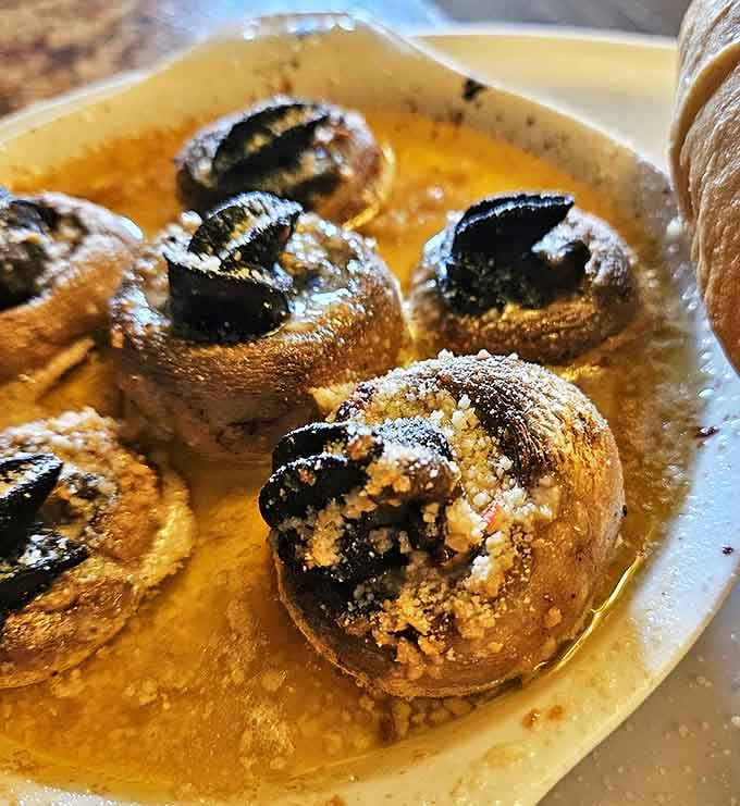 Escargot swimming in buttery, garlicky goodness&mdash;proof that Montana can do fancy when fancy means delicious.