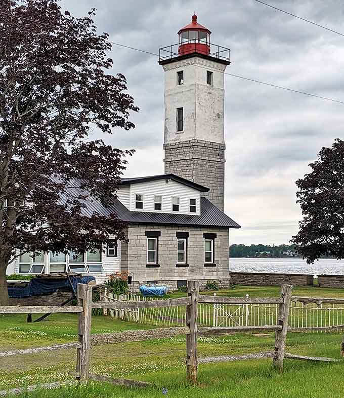 The lighthouse stands sentinel over Ogdensburg's waterfront, a postcard-perfect reminder of the city's maritime heritage. History with a view!