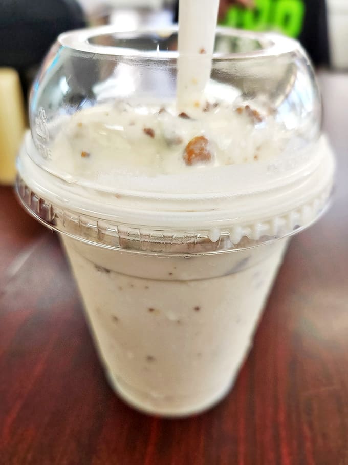 This isn't just a milkshake&mdash;it's a spoonable treasure hunt where every dig of your straw strikes creamy gold studded with cookie pieces.