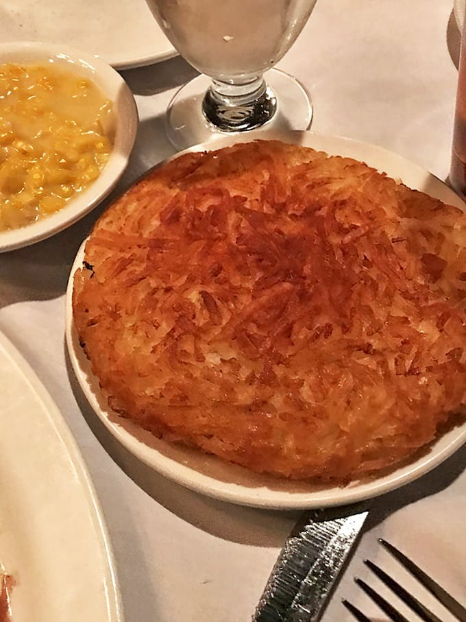 Those hash browns could make a potato farmer weep with joy&mdash;golden, crispy perfection that puts breakfast versions to shame.
