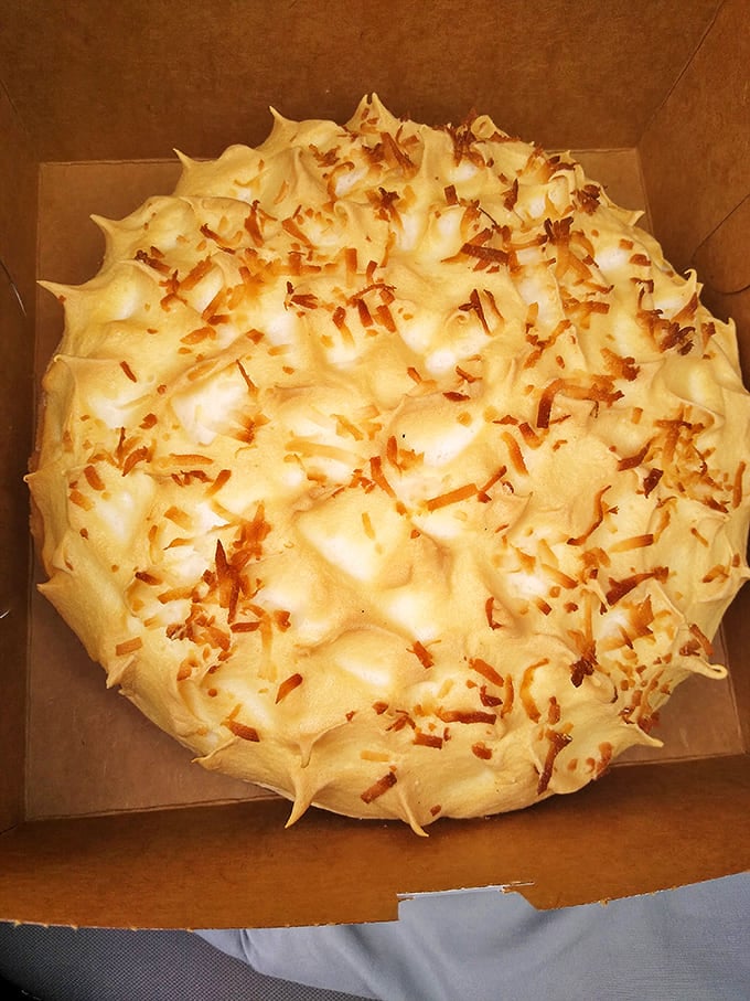 Not all heroes wear capes &ndash; some wear meringue. This coconut cream masterpiece with its toasted topping might just be worth crossing state lines for.