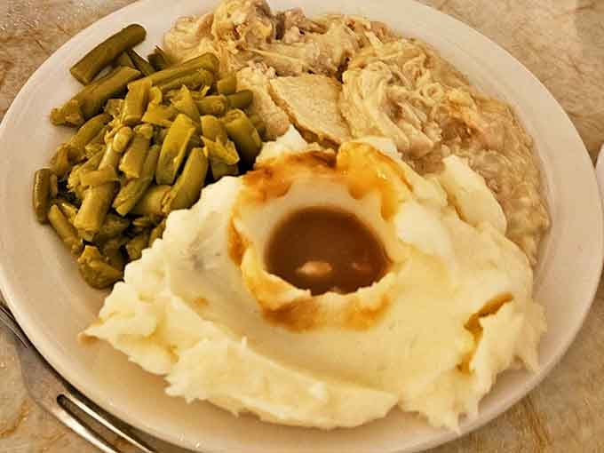Those mashed potatoes with the gravy volcano in the center aren't just a side dish &ndash; they're a spiritual experience waiting to happen.