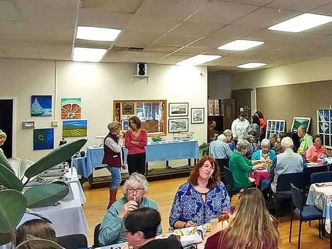 The McDowell Arts Council transforms community into creativity. Local art finds its audience in this unpretentious space where neighbors become patrons.