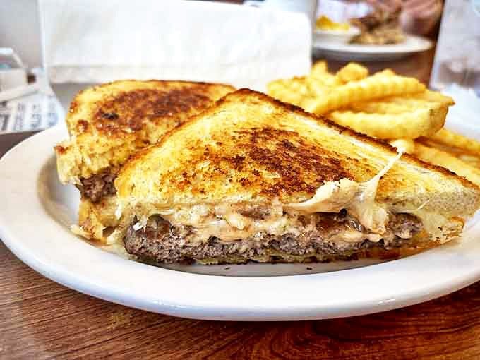 This melt doesn't just ooze cheese &ndash; it practically serenades you with promises of comfort that no fancy restaurant could ever deliver.