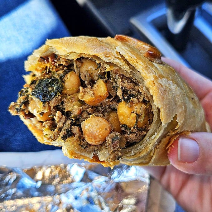 The Moroccan Lamb pasty proves that British cuisine can indeed be exciting &ndash; a flavor explosion wrapped in golden pastry armor.