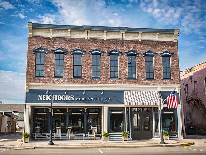Neighbors Mercantile embodies small-town America at its finest. The rocking chairs out front practically beg you to sit a spell with some homemade lemonade.
