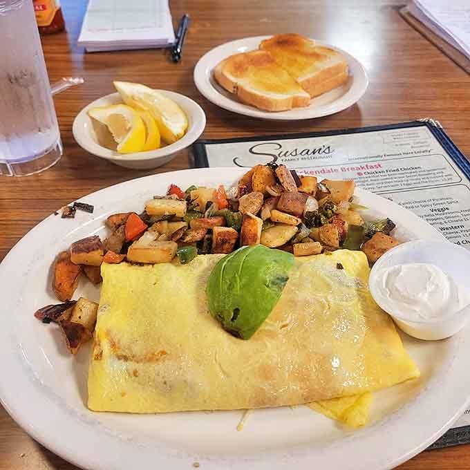 This omelet doesn't need to shout for attention&mdash;it lets the perfectly folded eggs and fresh ingredients do all the talking.