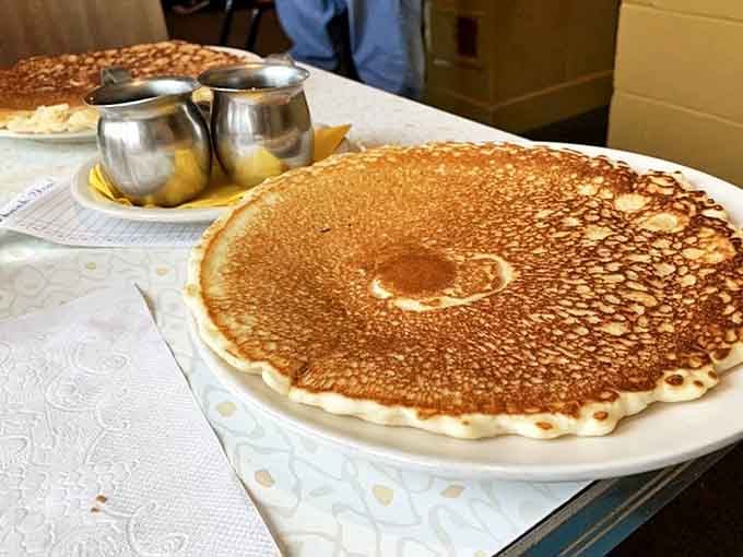 This pancake isn't just breakfast, it's an edible work of art &ndash; perfectly golden, impossibly light, and ready for its maple syrup waterfall.