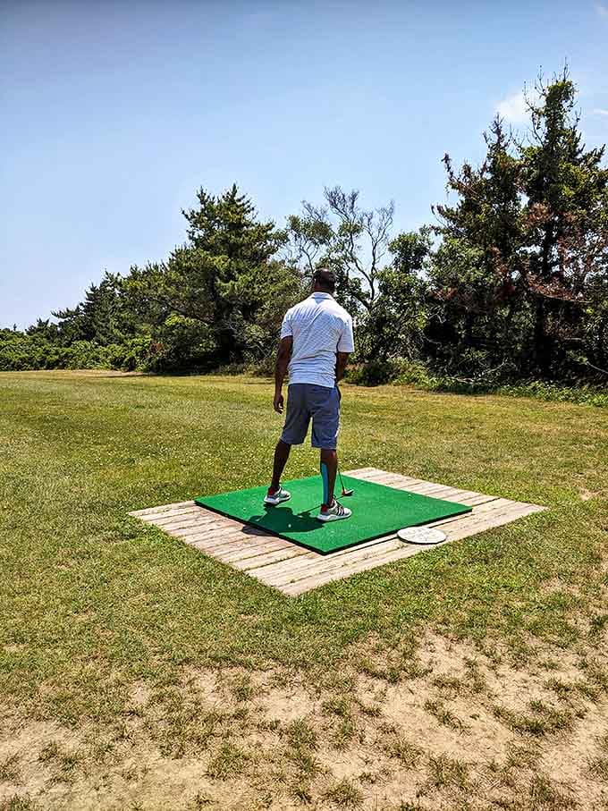 Who needs Augusta when you've got oceanside mini-golf? This putting green proves you can work on your swing while listening to waves crash nearby.