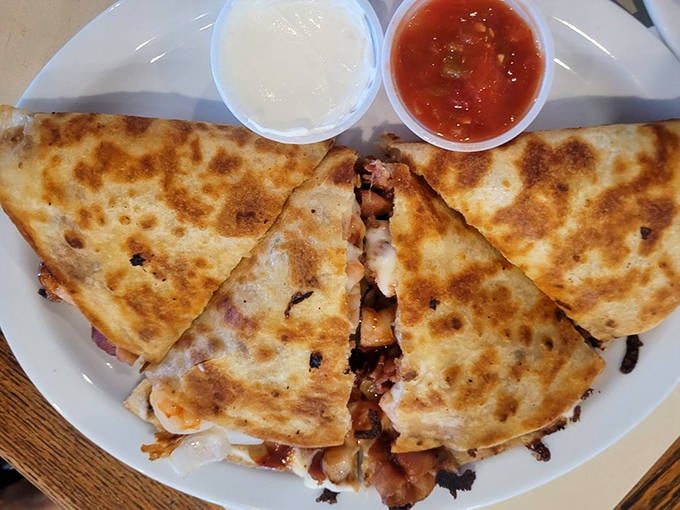 The quesadilla&mdash;that humble Mexican staple&mdash;gets the Maryland treatment with fillings that would make Poseidon himself order seconds.