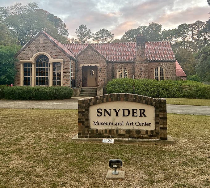 The Snyder Museum and Art Center offers cultural enrichment in a building that looks like it belongs on a historic registry, not a credit card bill.
