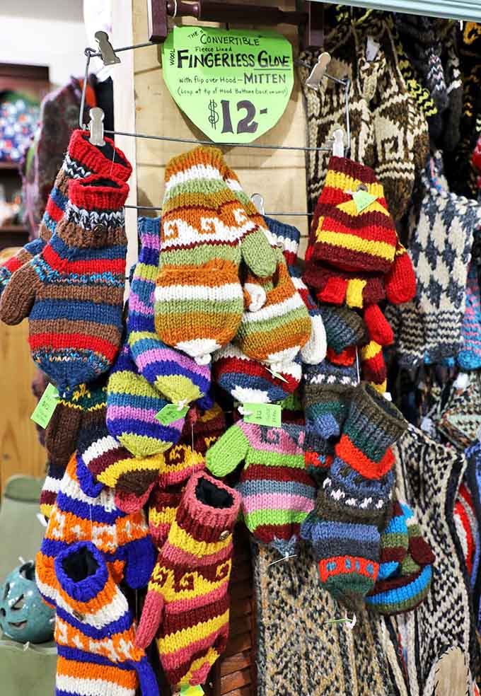 Handcrafted mittens that laugh in the face of Maine winters. These aren't just hand-warmers; they're wearable folk art with a practical New England sensibility.