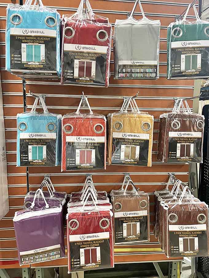 Curtain call! These packaged window treatments are ready for their second act in your home, bringing both style and savings to the performance.