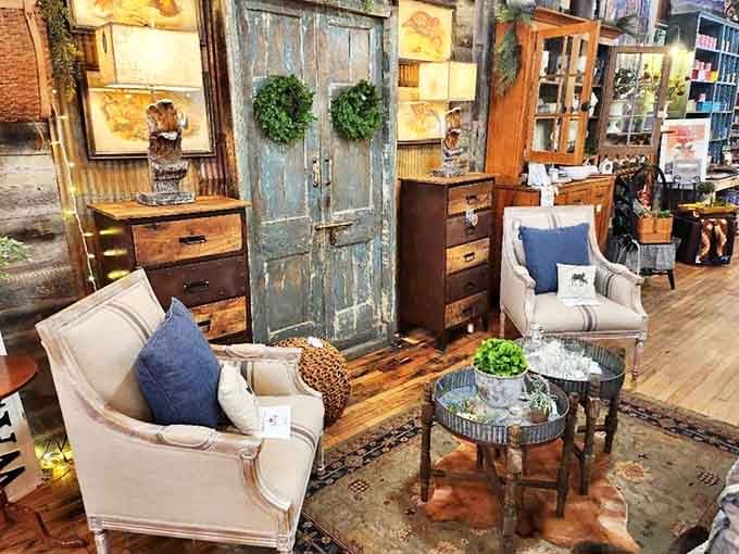 Furniture vignettes styled so perfectly, you'll wonder if HGTV has been secretly filming here without telling anyone.